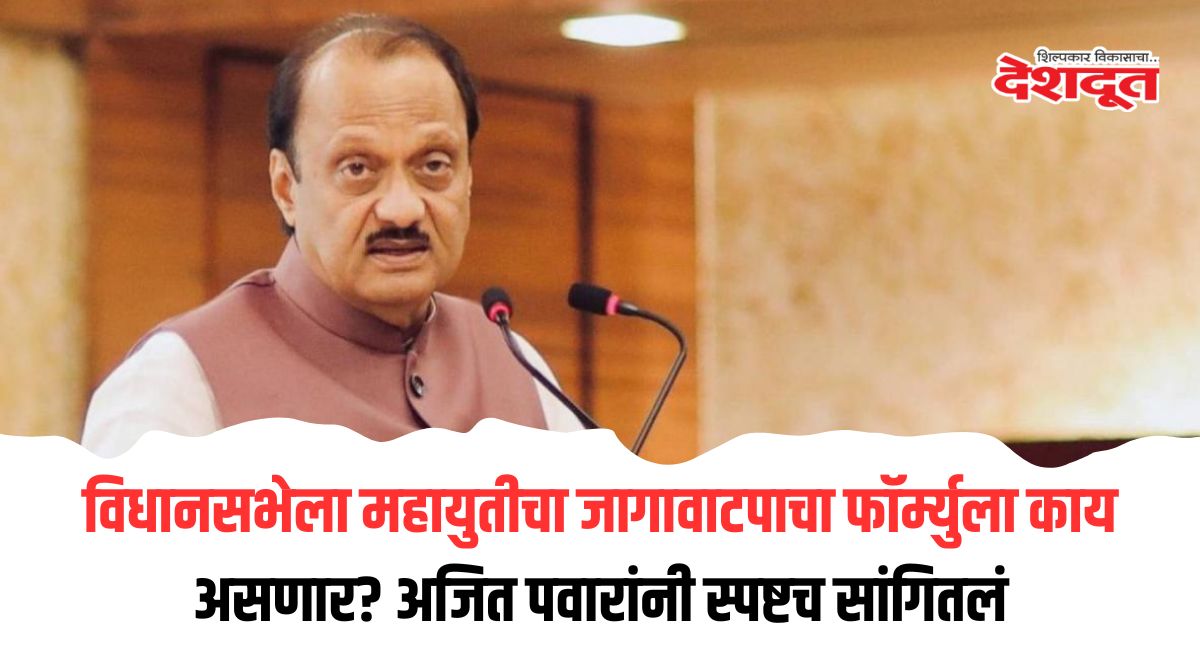 Ajit Pawar : विधानसभेला महायुतीचा जागावाटपाचा फॉर्म्युला काय असणार ...